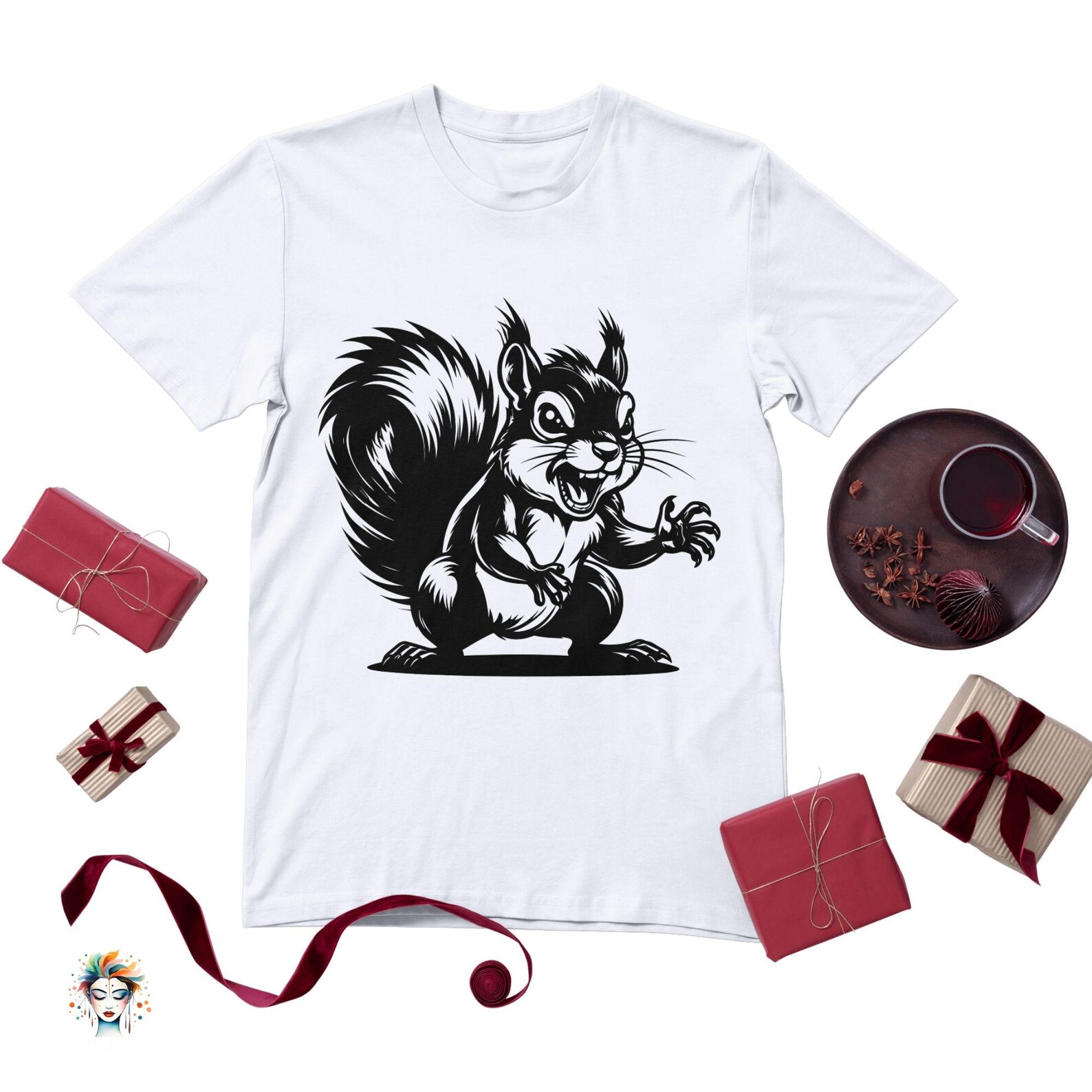 Angry Squirrel SVG PNG Bundle, Scary Squirrel Svg, Cartoon Squirrel Svg ...