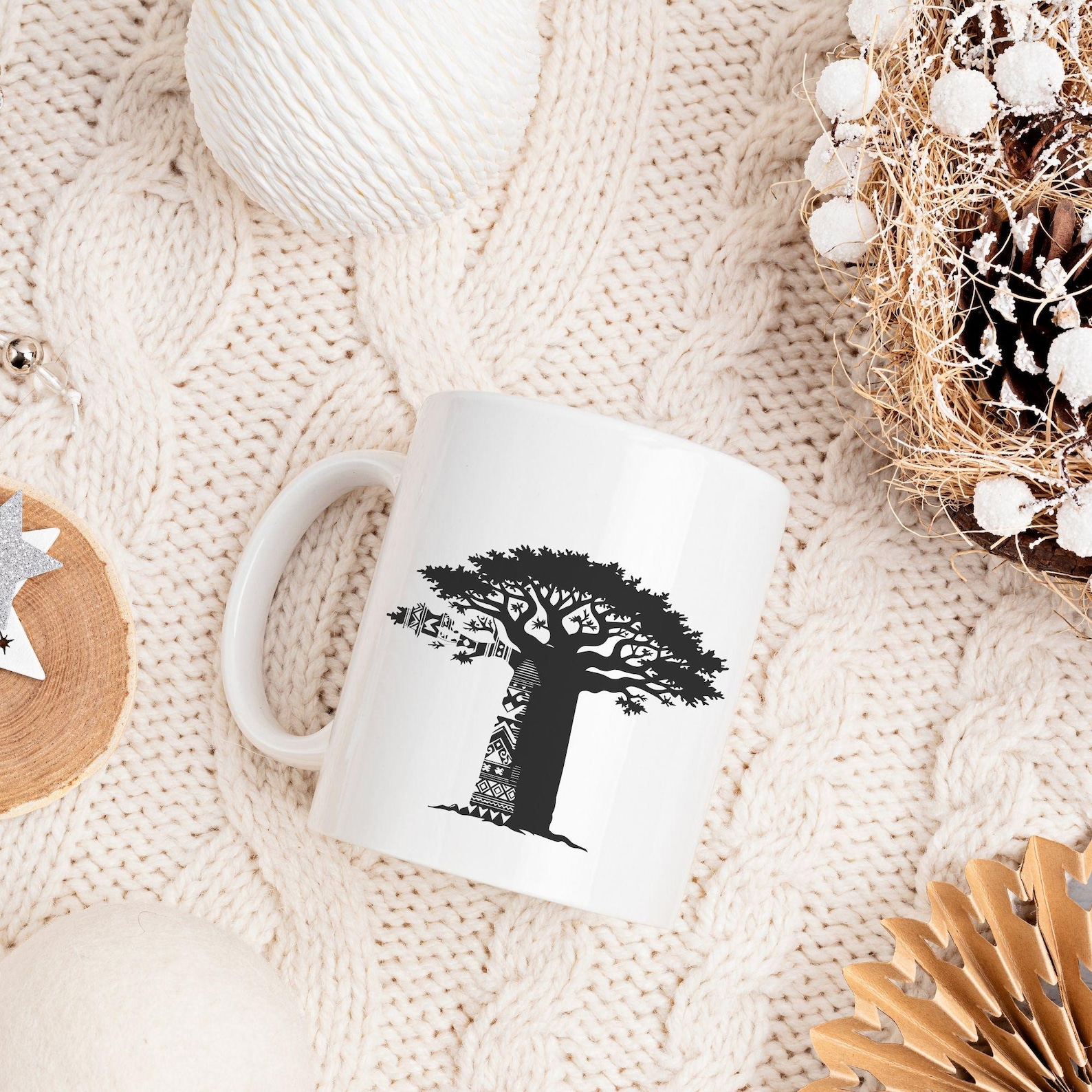 Baobab Tree SVG, African Tree of Life Png, Dxf Cut File, Eps Vector ...