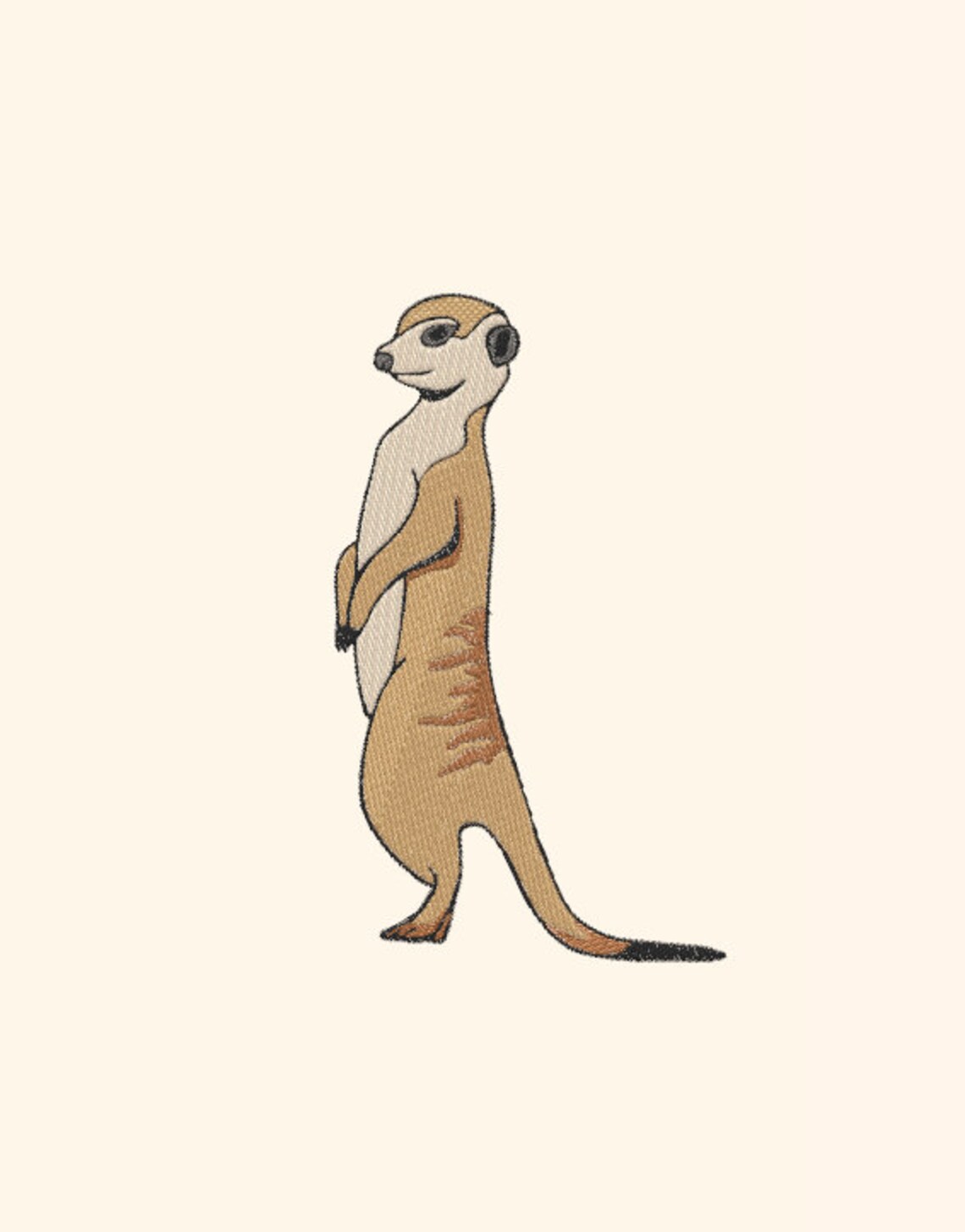 Meerkat Embroidery Design - Etsy Australia