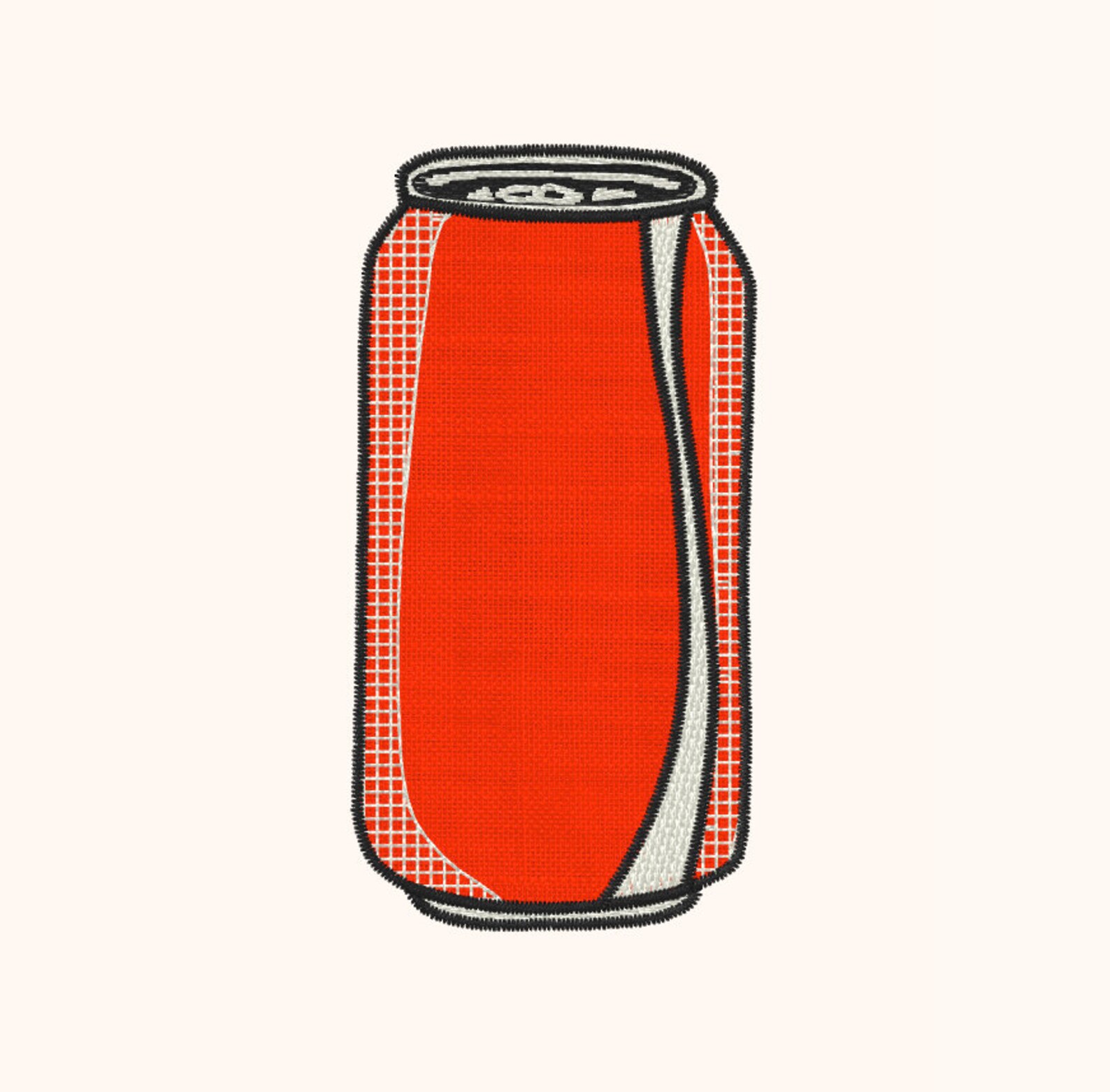 Soda Can Machine Embroidery Design - Etsy
