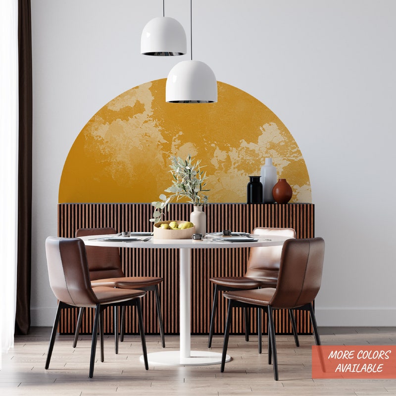 Half Circle Wall Decal - Etsy