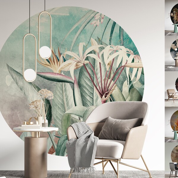 Circle Wall Decals - Etsy