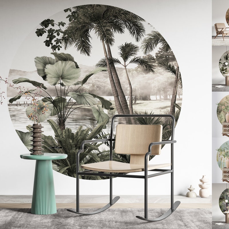 Tropical Wall Decal - Etsy