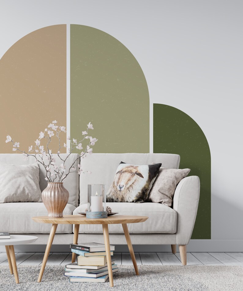 Half Arch Wall Decal Set of 4 Arch Stickers Arch Headboard | Etsy