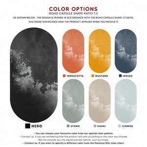 Ombre Watercolour Boho Wall Decal Geometric Wall Art Removable Capsule ...