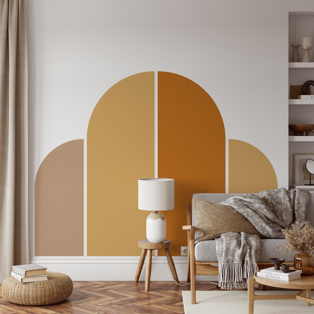 Half Arch Wall Decal | Set of 4 Arch Stickers | Arch Headboard Wall ...