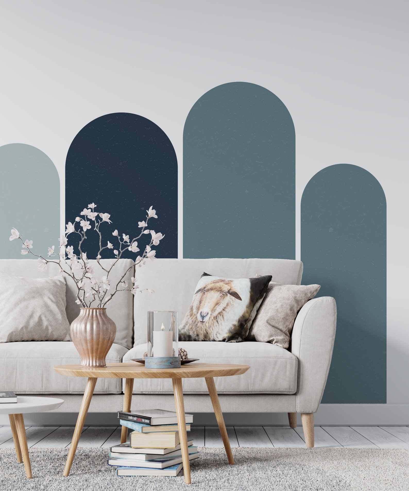 Large Arch Set Minimalistic Home Decor Abstract Wall Decal Boho ...