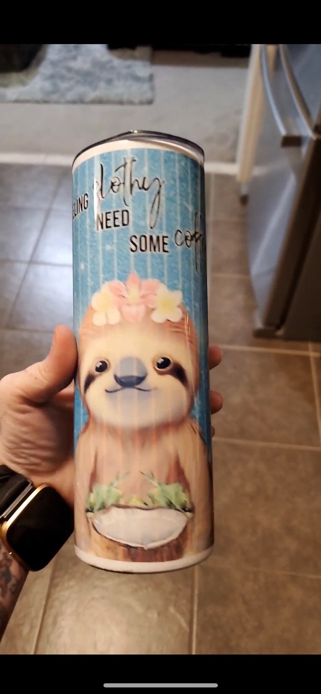 Feeling Slothy Need Coffee Tumbler - Etsy