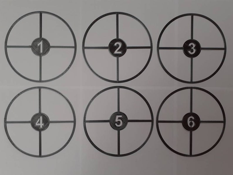 6 Objective Markers Age of Sigmar / Mission Objective Markers 6 Inch ...