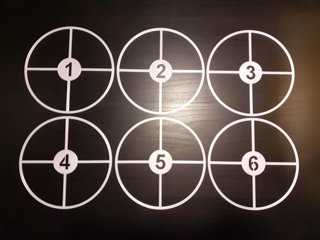 6 Objective Markers Age of Sigmar / Mission Objective Markers 6 Inch ...