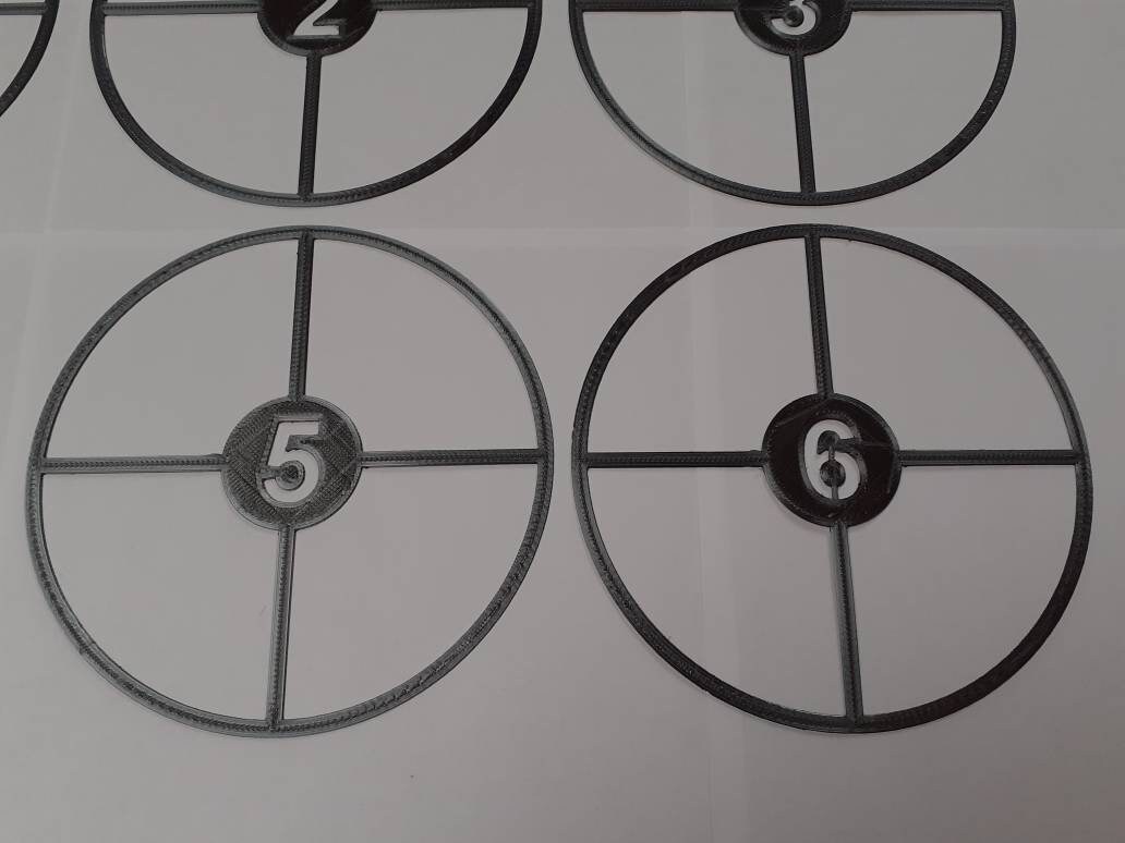 6 Objective Markers Age of Sigmar / Mission Objective Markers 6 Inch ...