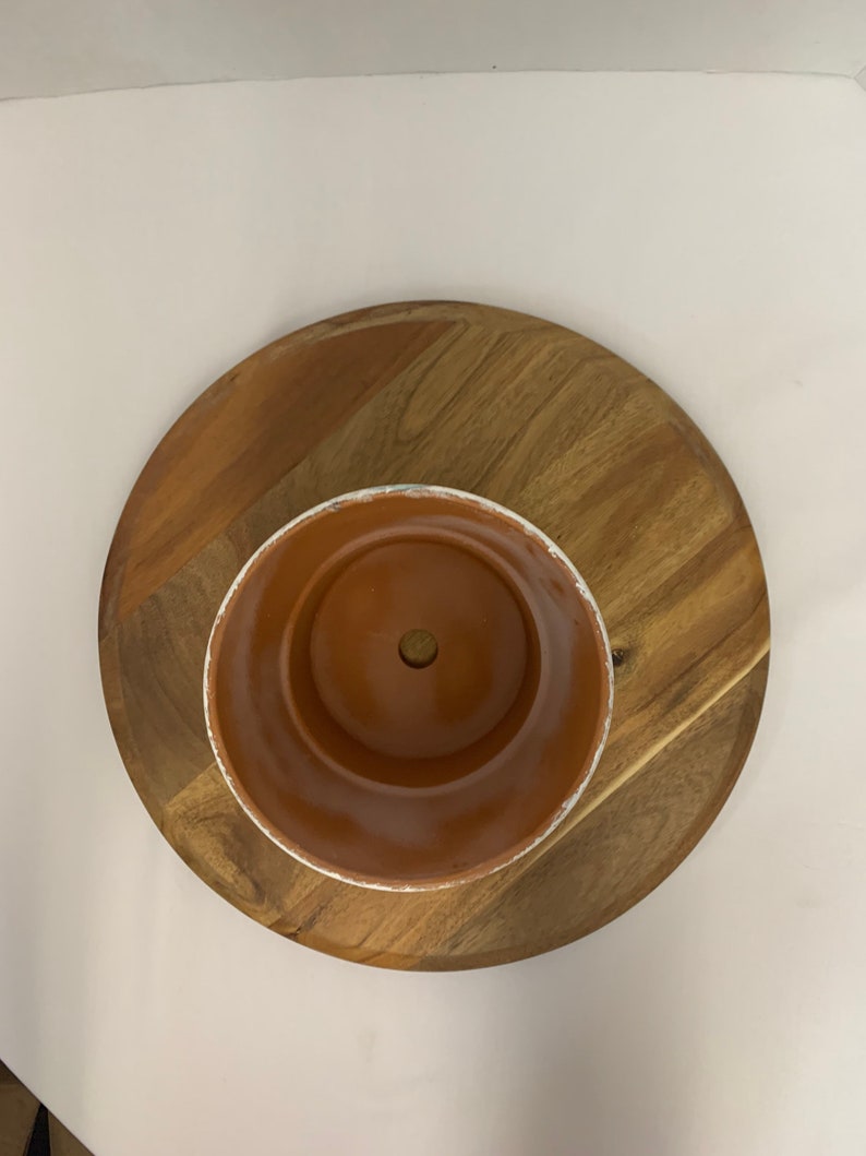 Decoupaged Seashells Garden Planter Beach Flower Pot Ocean - Etsy