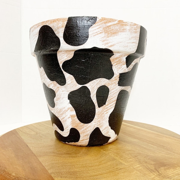 Cow Flower Pot - Etsy