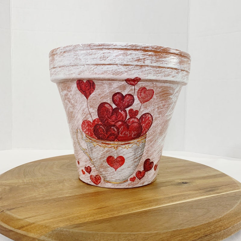 Heart Flower Pot - Etsy