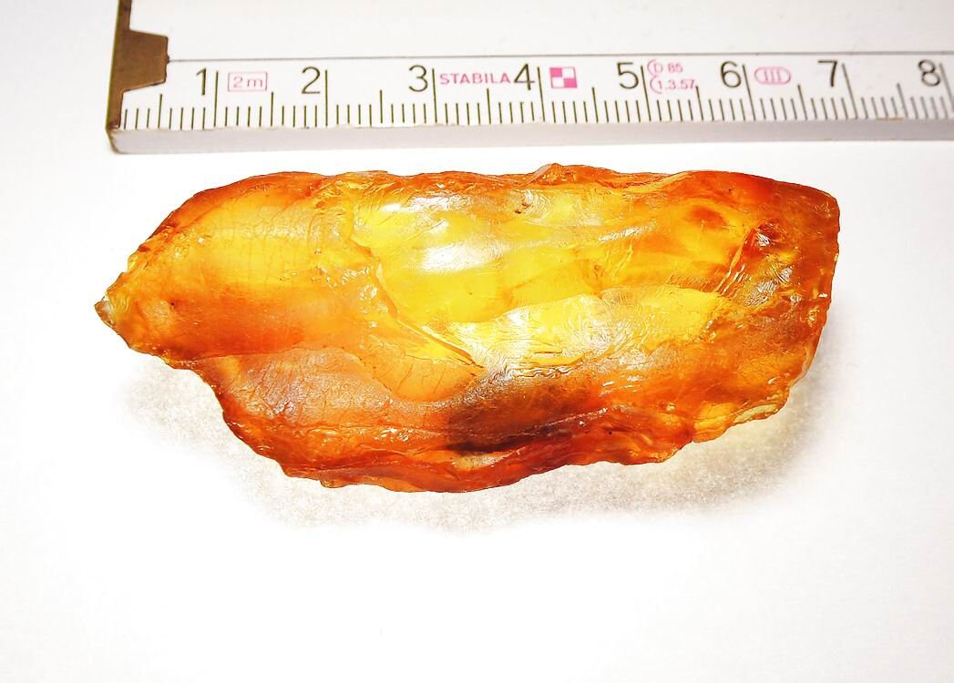 Materials natural raw amber super-clear translucent 15.09 g ...