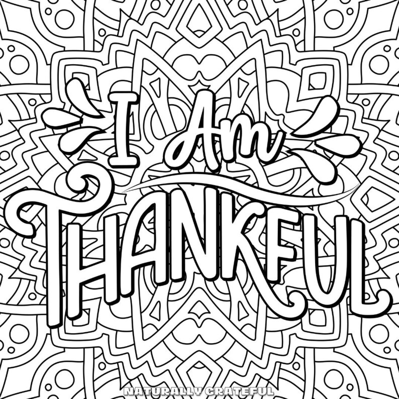 Mandala Meditation Coloring Pages Gratitude & Kindness Download and ...
