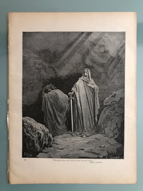 GODS Illustration by Gustave Doré Original from | Etsy