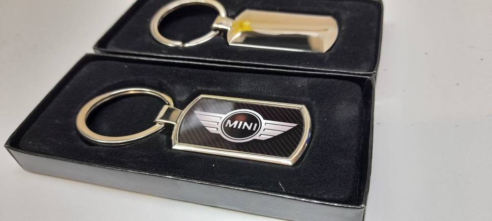 Mini Cooper Logo Keyring Gift Birthday Chrome Metal Keying | Etsy