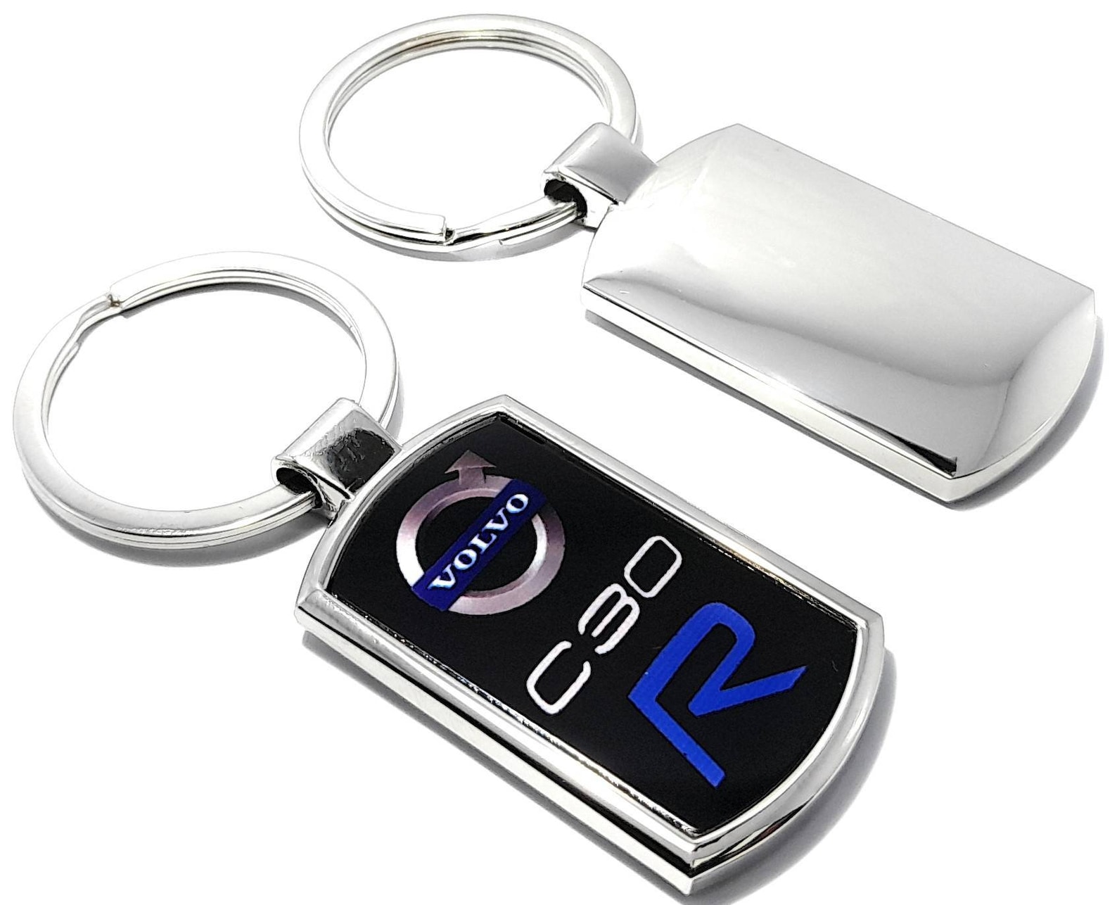 Volvo C30 Keyring Gift Birthday Chrome Metal Keying With - Etsy UK