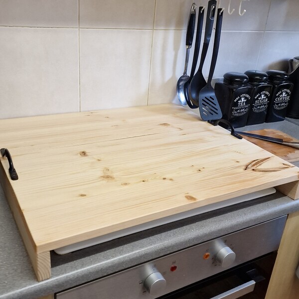Wooden Hob Cover - Etsy UK