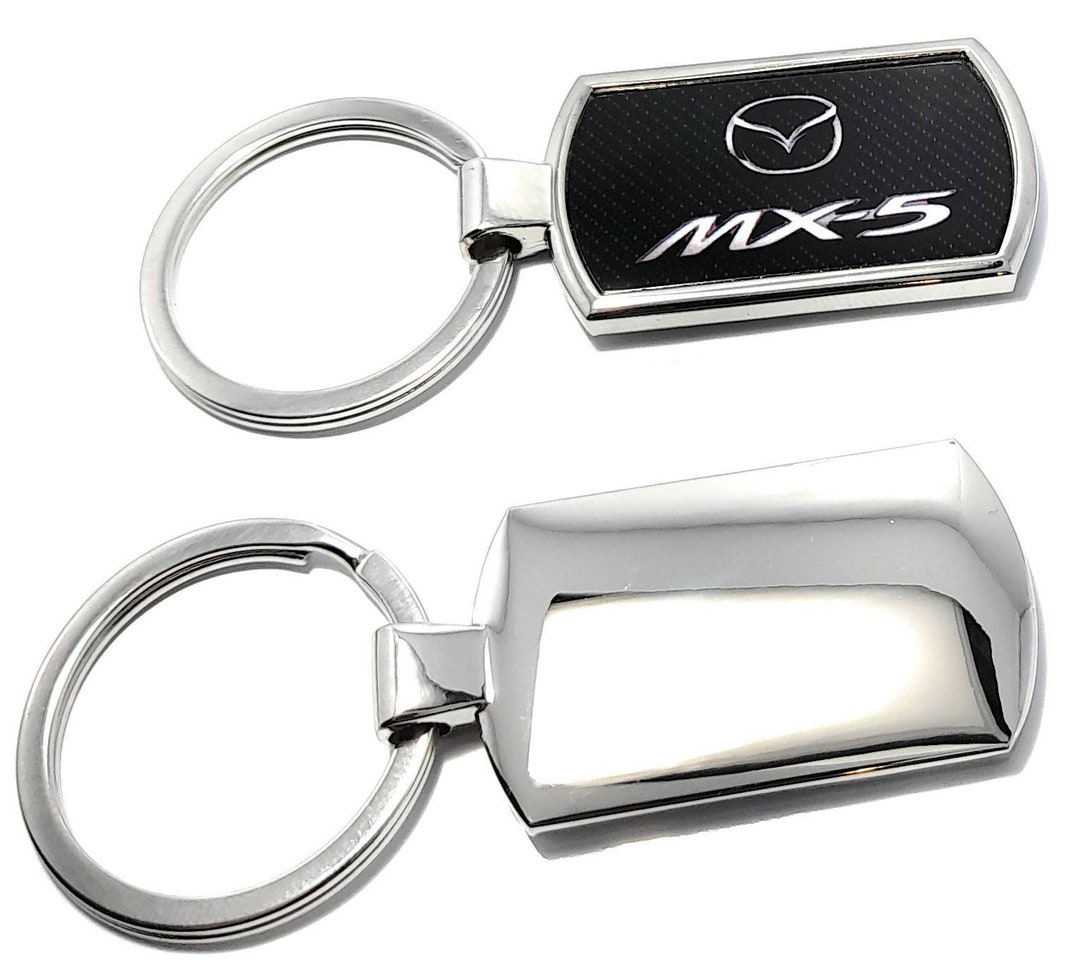 Mazda Mx-5 Keyring Gift, Birthday, Chrome Metal Keying With Free Gift ...