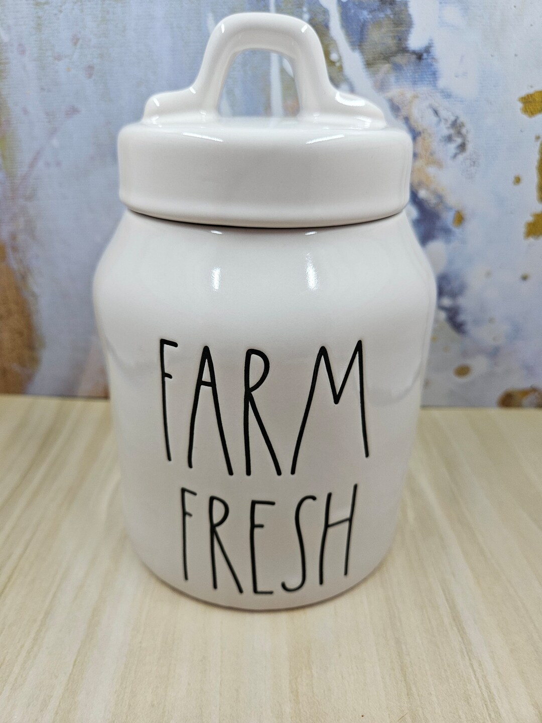 Rae Dunn Ceramic Lidded Canister, Farm Fresh BRAND NEW - Etsy
