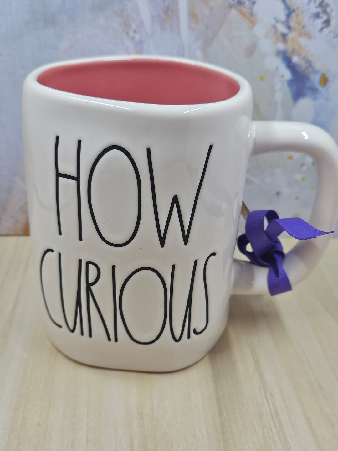 Rae Dunn Double Sided Disney Mug, how Curious alice in Wonderland BRAND ...