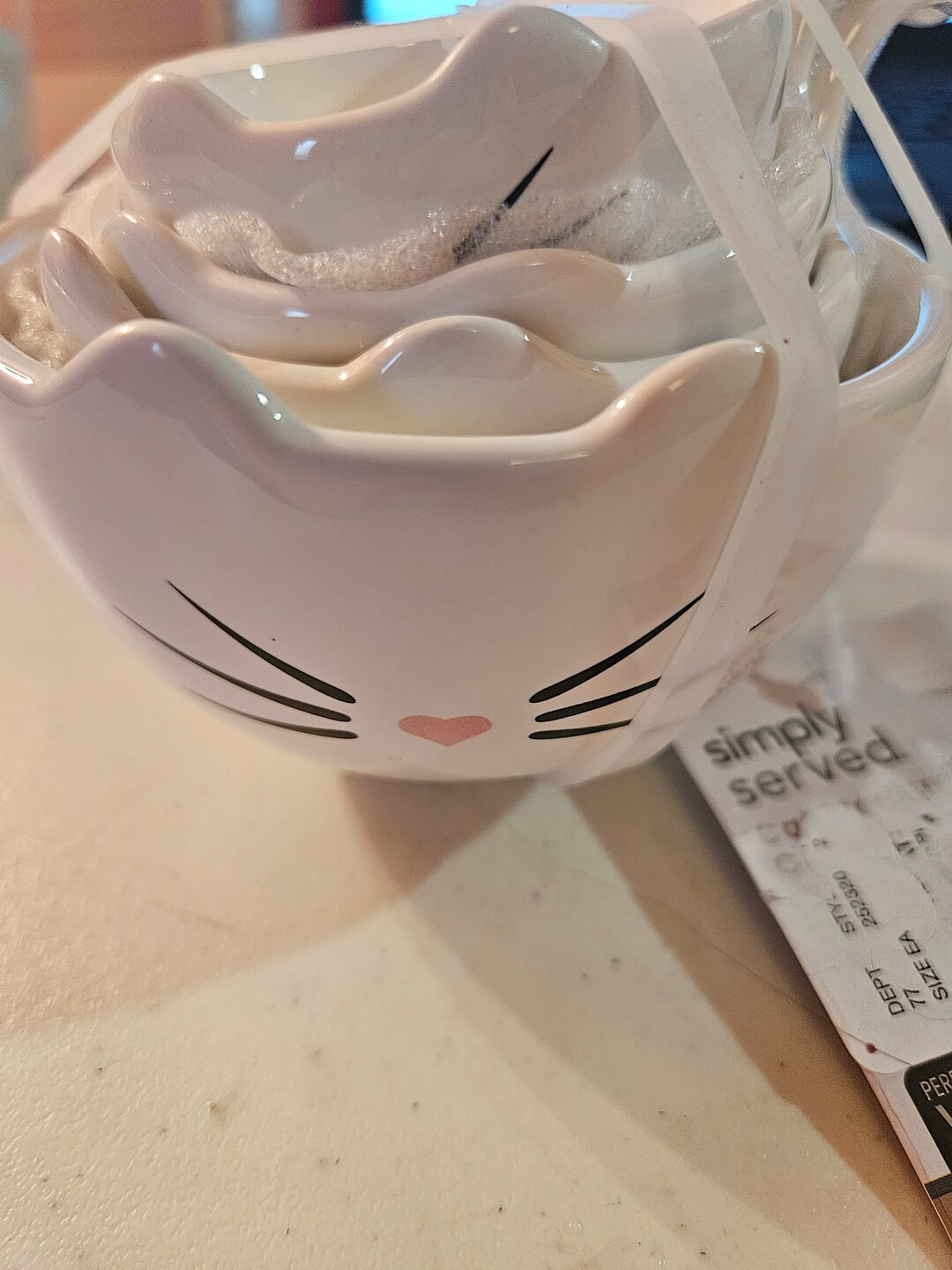 Simply Served Ceramic Cat Measuring Cups BRAND NEW - Etsy