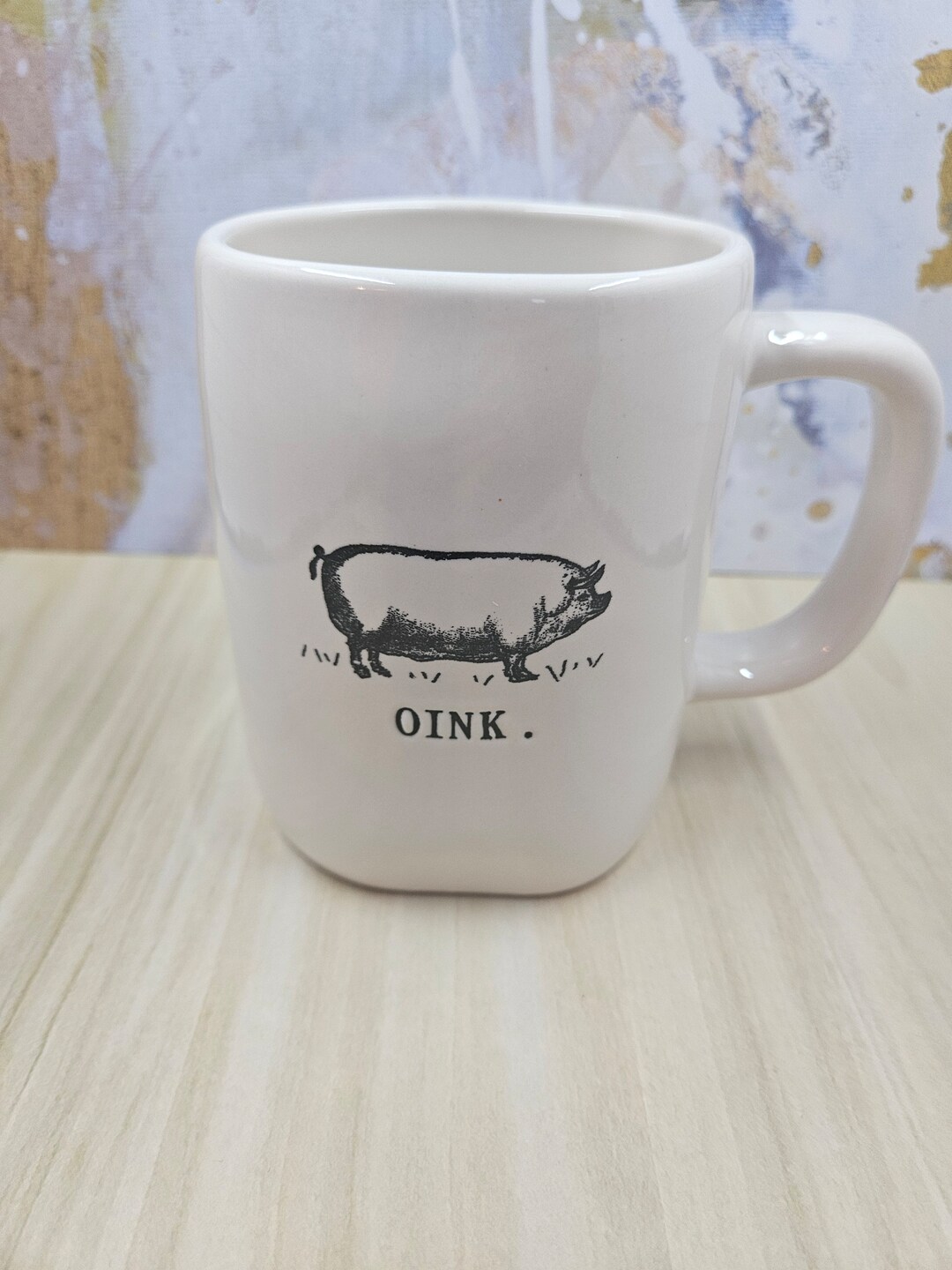 Rae Dunn Ceramic Mug - Oink Farmline Mug, BRAND NEW! - Etsy