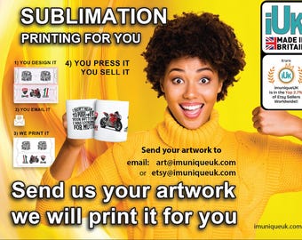 Custom Ready to Press Sublimation Transfers Print on Demand Mugs ...