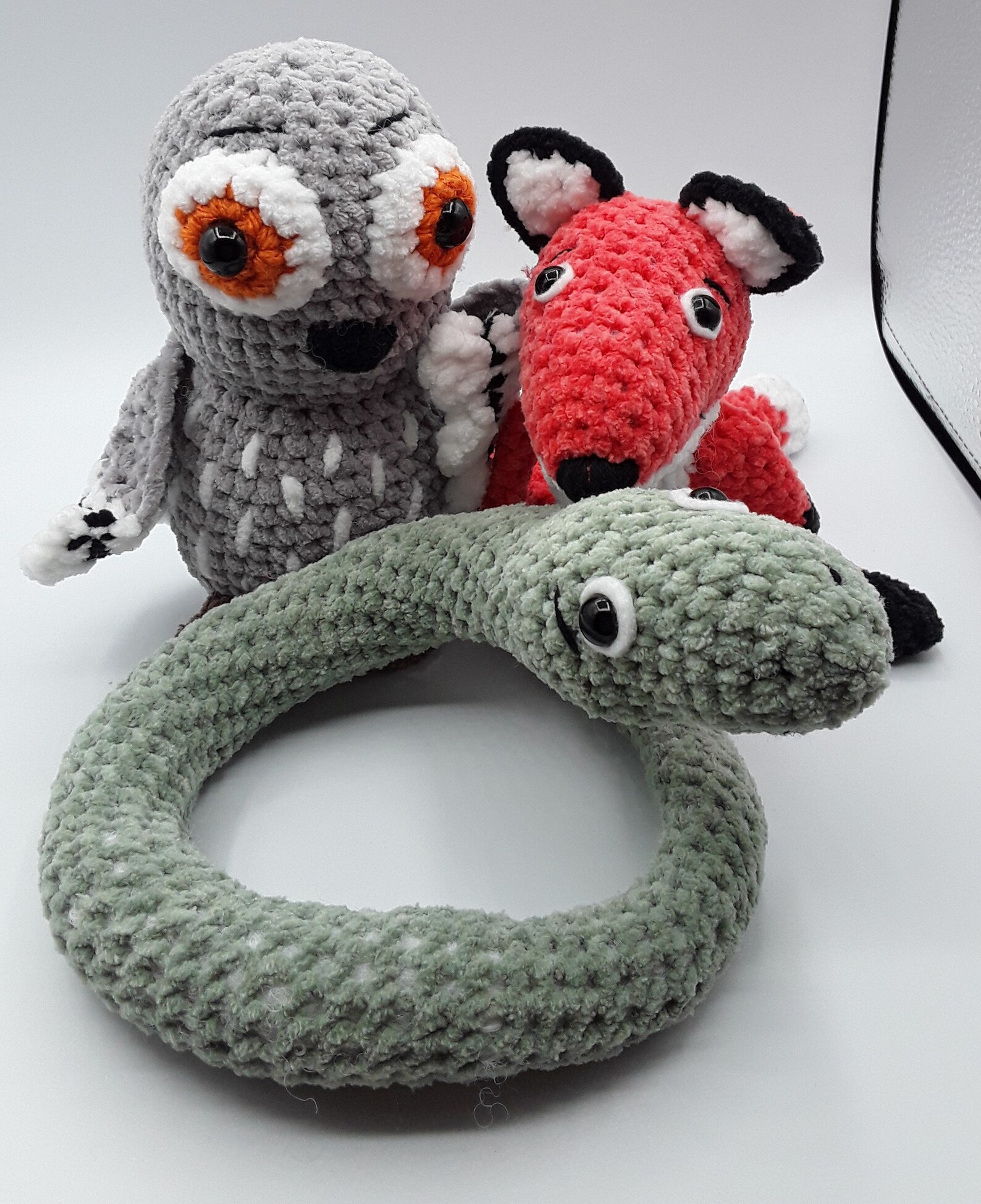 Gruffalo, Gruffalo's Child, Mouse, Owl, Fox, Snake, Crochet Gruffalo ...