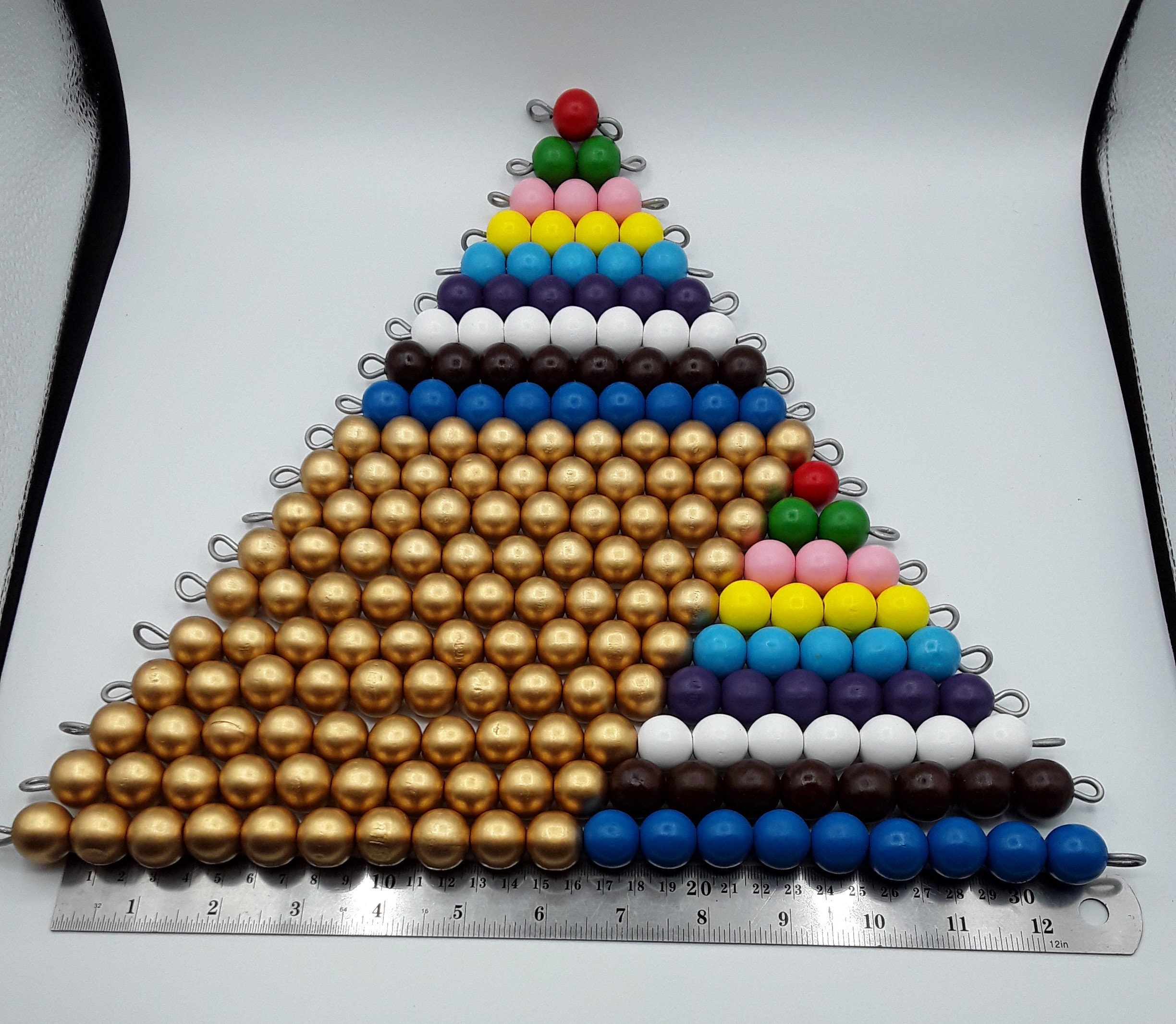 Montessori Short Bead Stair, Extra Large Short Bead Stair, Montessori ...