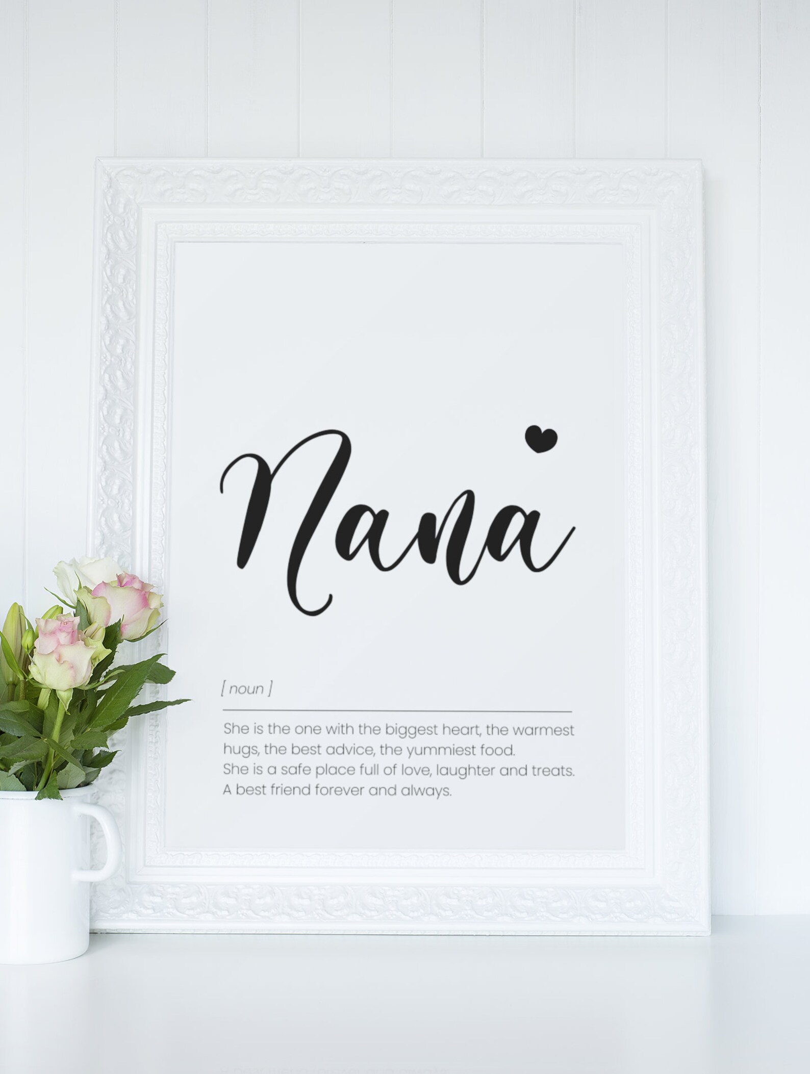 Nana Definition, Nana Mothers Day, Nana Gift, Nana Print, Prints Wall ...