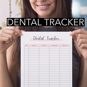 Dental Planner, Dentist Planner, Tracker, Dentist Appointment Planner ...