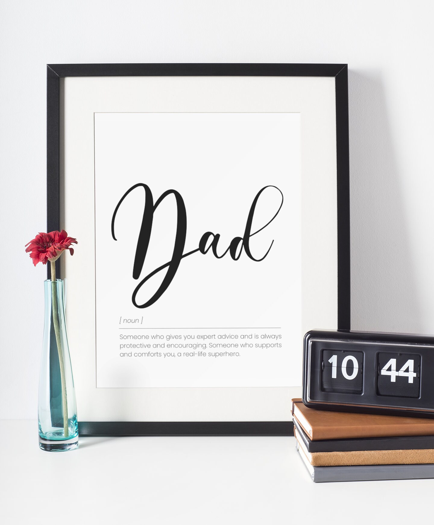 Dad Definition Print, Dad Poster, Father Printable Art, Typography, Dad ...