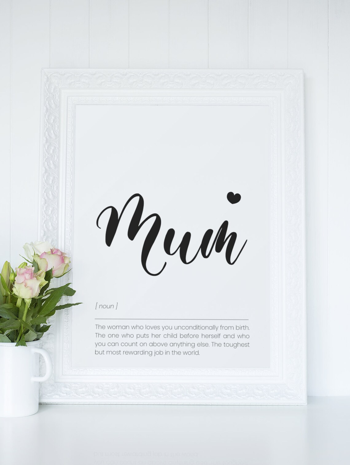 Mum Definition, Mum Print, Mothers Day Gift, Gifts for Mum, Mum Quotes ...