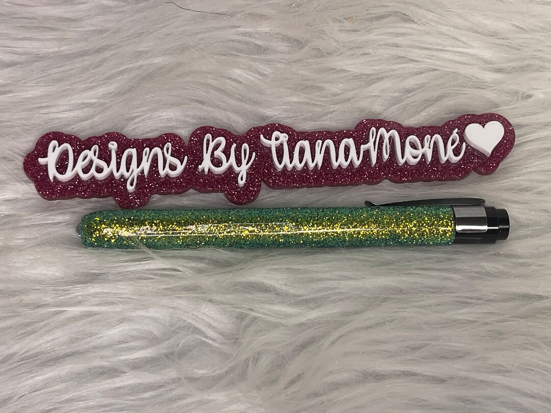 Custom Glitter Medical Penlight - Etsy