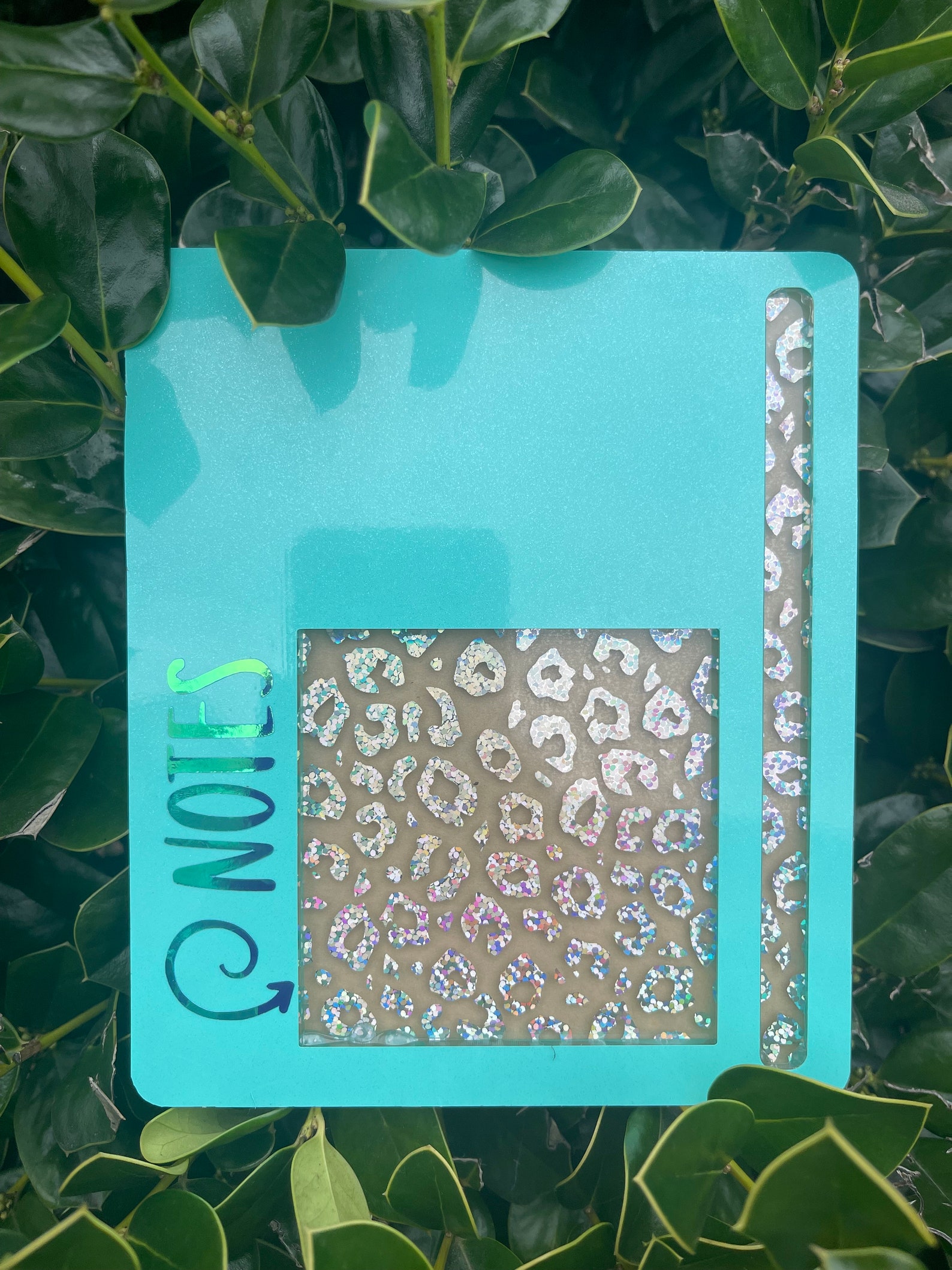 Custom Leopard Print Sticky Note Holder - Etsy