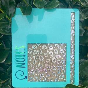 Custom Leopard Print Sticky Note Holder - Etsy