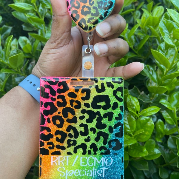 Rainbow Custom Badge Buddy - Etsy