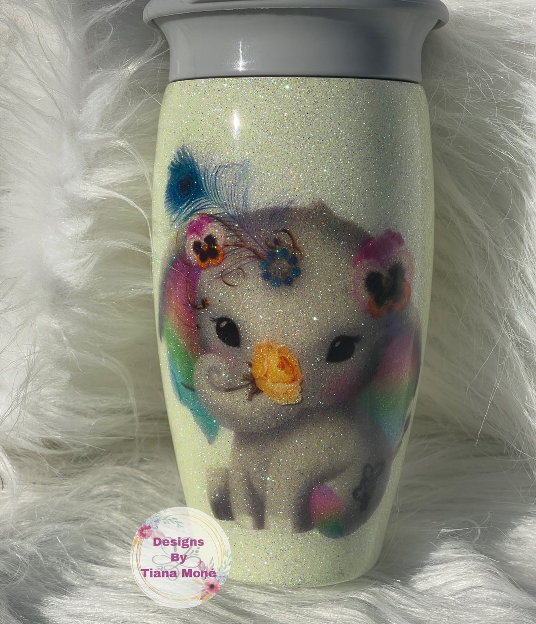 12oz Sitting Baby Elephant Sippy Cup - Etsy