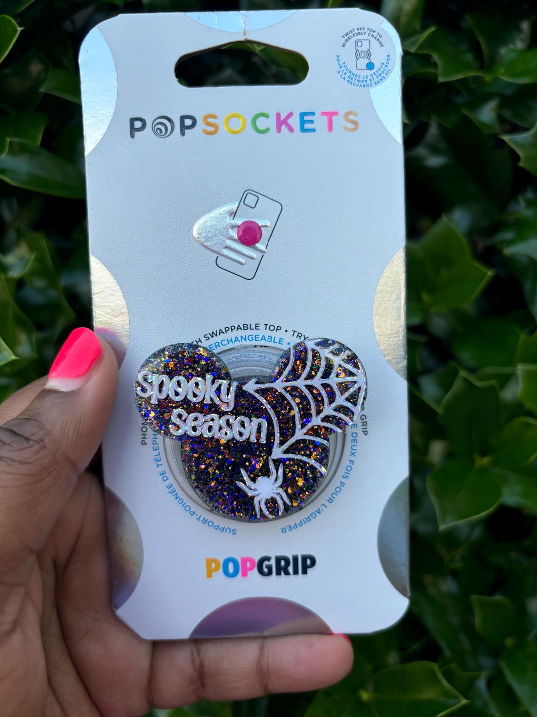 Disney Spooky Season Glitter Popsocket/pop Grip - Etsy