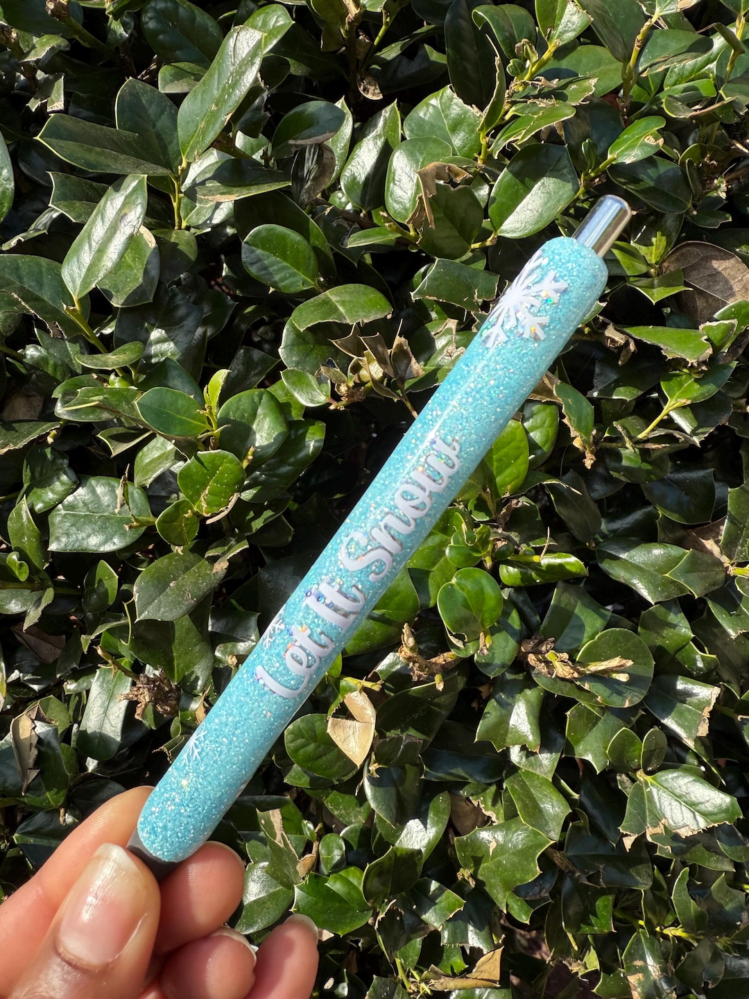 Let It Snow Christmas Glitter Ink Joy Gel Pen - Etsy