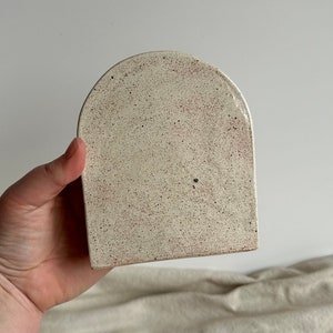 Hand Made Ceramic Vase | Arch Slab Vase | Landscape Pattern | 14cm Tall ...