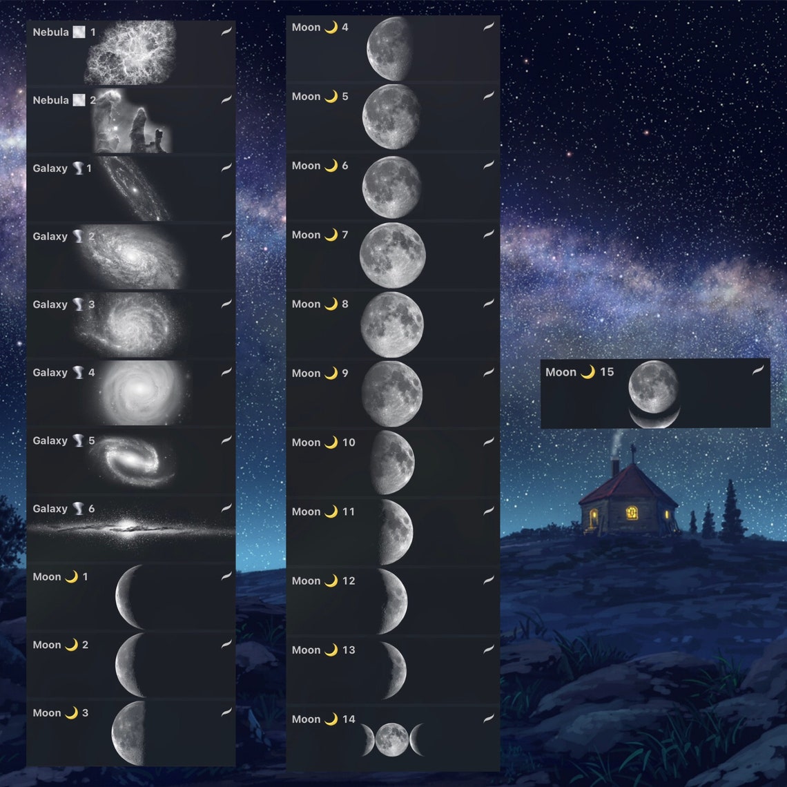 Space Brush Set for Procreate! - Etsy