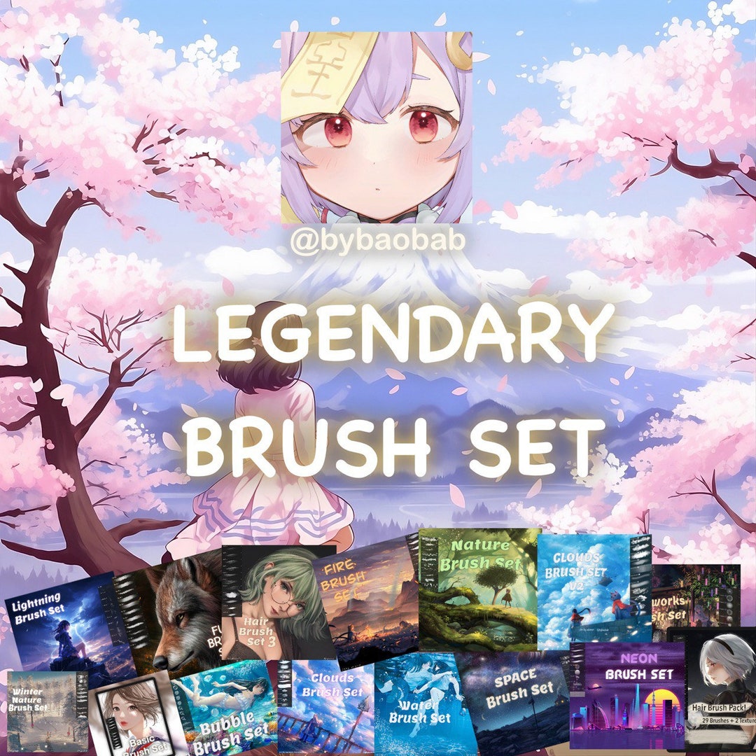 LEGENDARY Brush Set for Procreate! - Etsy