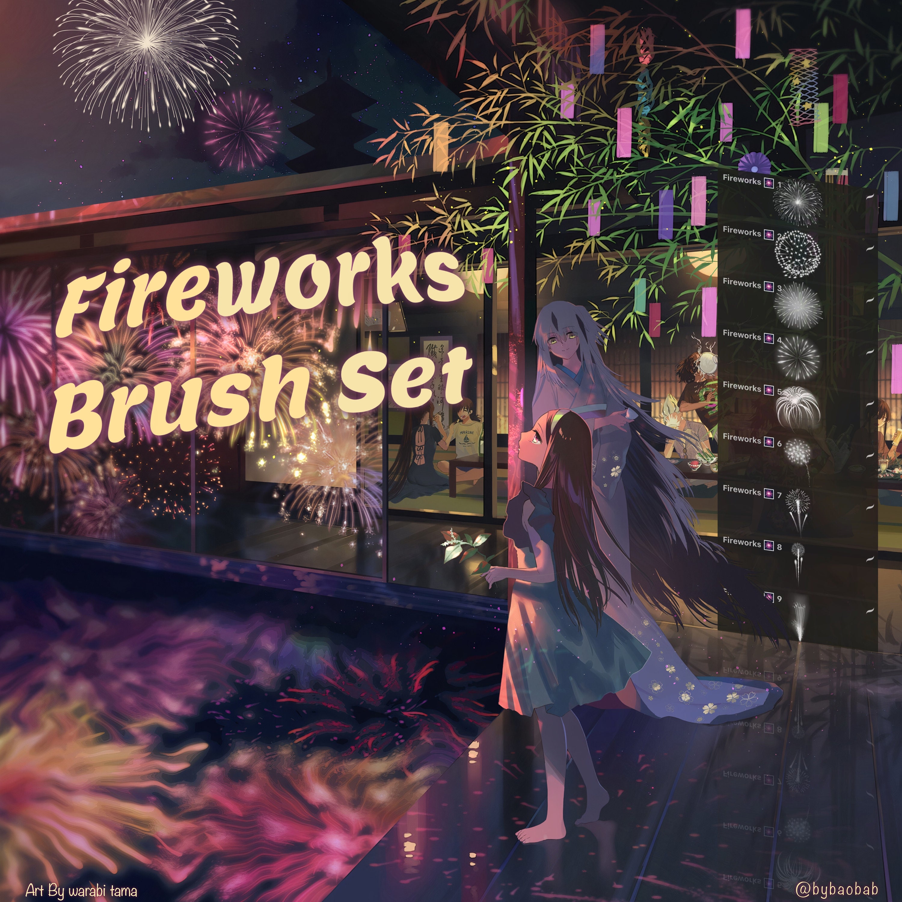Fireworks Brush Set for Procreate! - Etsy