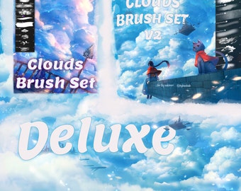 Clouds Brush Set for Procreate | Etsy