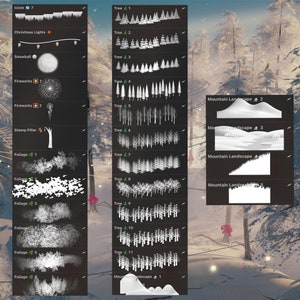 Winter Nature Brush Set for Procreate! - Etsy