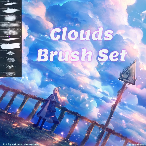Clouds Brush Set for Procreate | Etsy